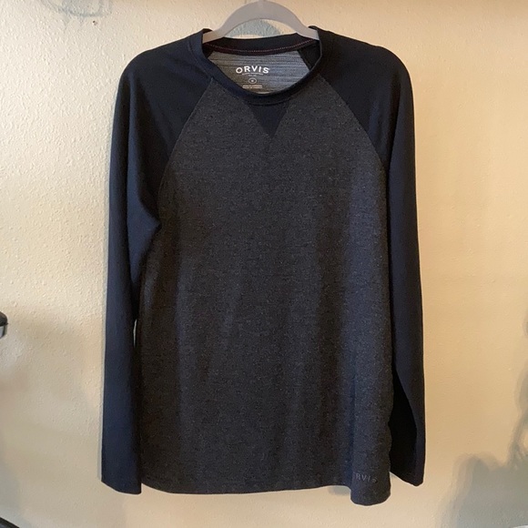Orvis | Tops | Orvis Charcoal And Black Tunic Top | Poshmark